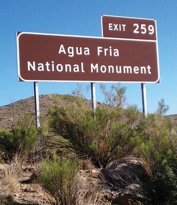 Agua Fria Monument gets I-17 signs | Features | dcourier.com