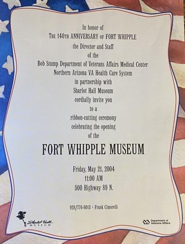 Days Past: Celebrating the 20th Anniversary of Fort Whipple Museum ...