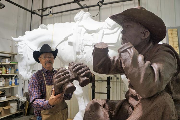 New cowboy sculpture slated for Prescott roundabout | News | dcourier.com
