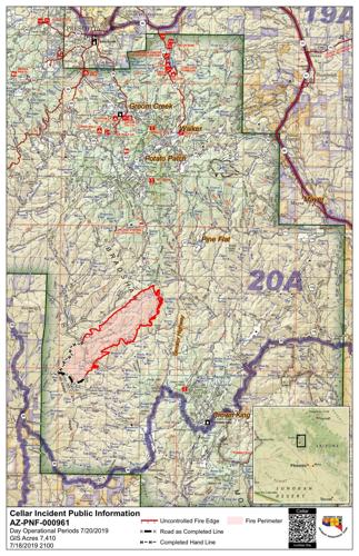 Progress on Cellar Fire continues; evacuation order lifted for Pine ...