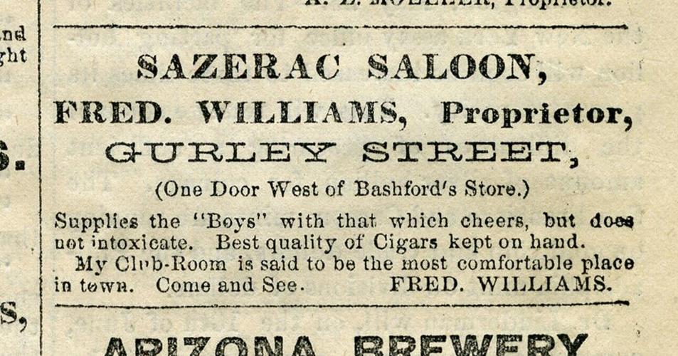 Days Past: Sazerac Saloon – The Gem of Gurley street | Features ...