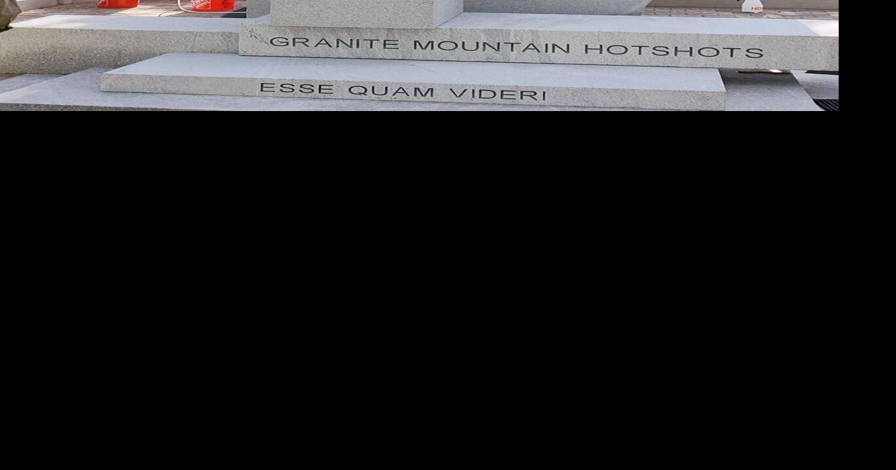 Long-awaited Granite Mountain Hotshots Memorial installed on courthouse ...