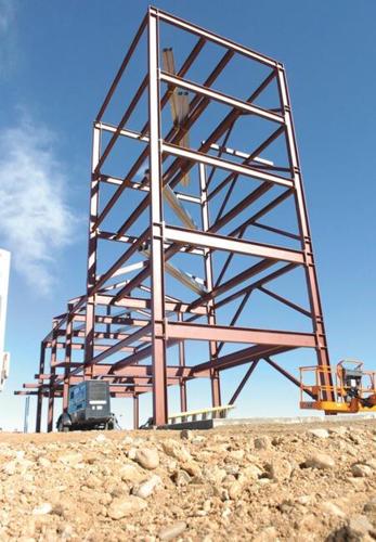 Towering inferno-to-be: Fire District builds its own burn tower | News ...