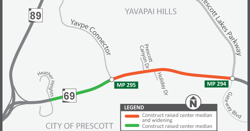 ADOT: Hwy. 69 widening construction project set to get underway Monday ...