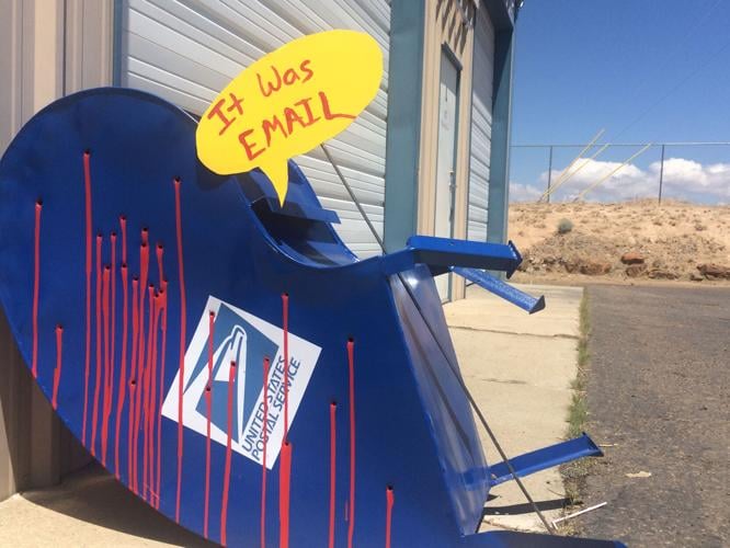 Meet the artist behind the stabbed, shot mailbox | News | dcourier.com