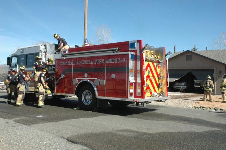 Garage fire forces closure of Valorie Drive in Prescott Valley | News ...