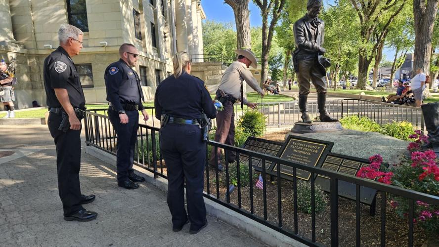 Law enforcement pays homage to fallen officers at memorial in Prescott ...