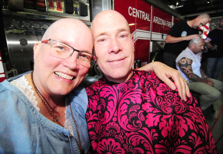 Firefighters shave their heads | Photo Galleries | dcourier.com