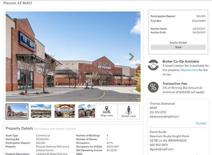 Prescott Gateway Mall sold for $10M | News | dcourier.com