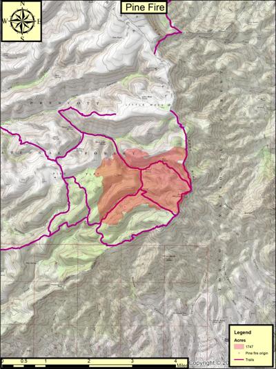 Remote ‘Pine Fire’ east of Cordes Lakes remains 0% contained, forest ...