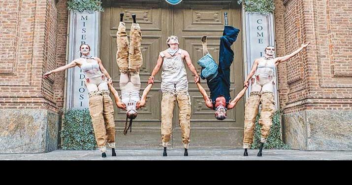 Witness the art of acrobatic stilt dancing on the plaza Aug. 6 | Across ...