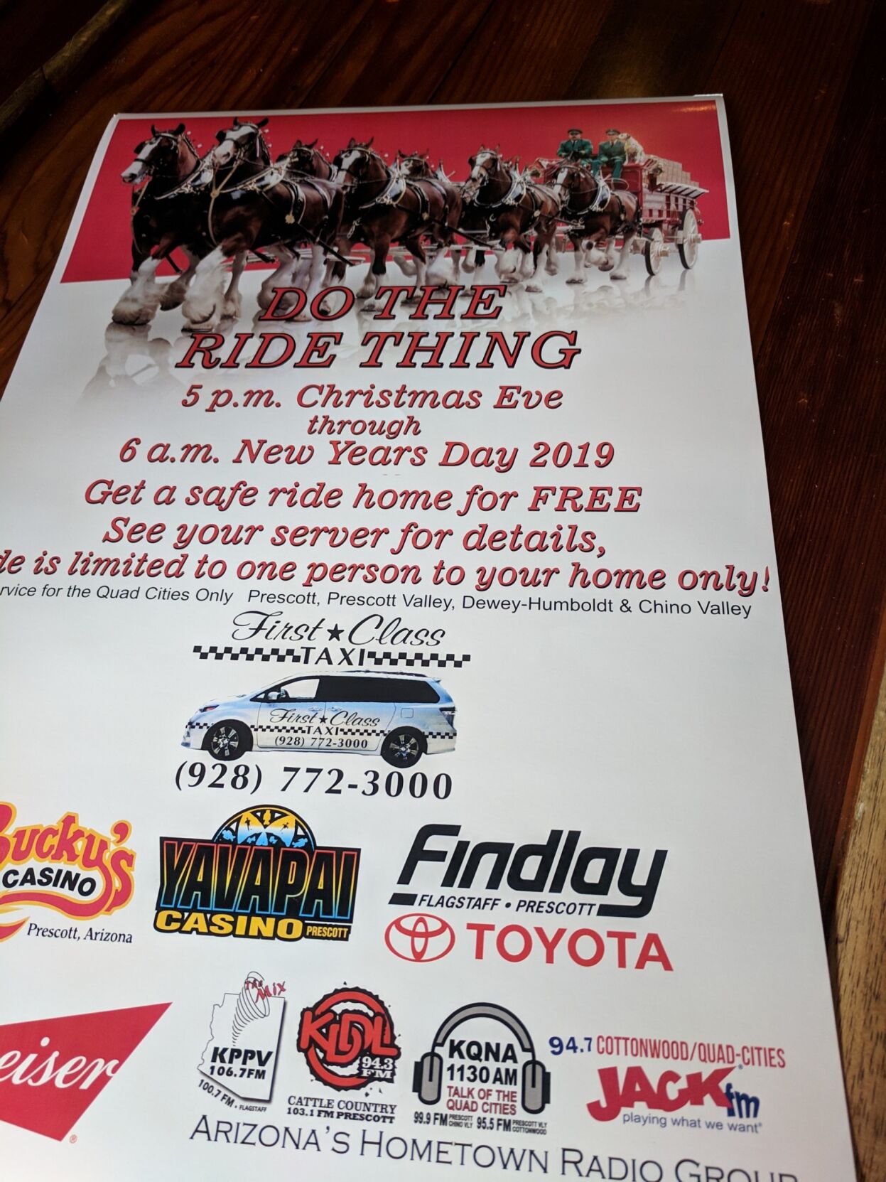 Need a ride home on New Year’s Eve? | News | dcourier.com