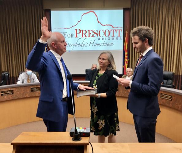 New Prescott mayor, council members sworn into office | News | dcourier.com