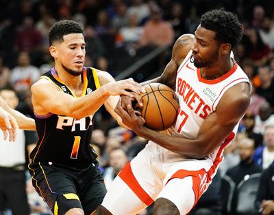 Devin Booker scores 30 points, Suns beat Rockets 124-109 | Sports | dcourier.com