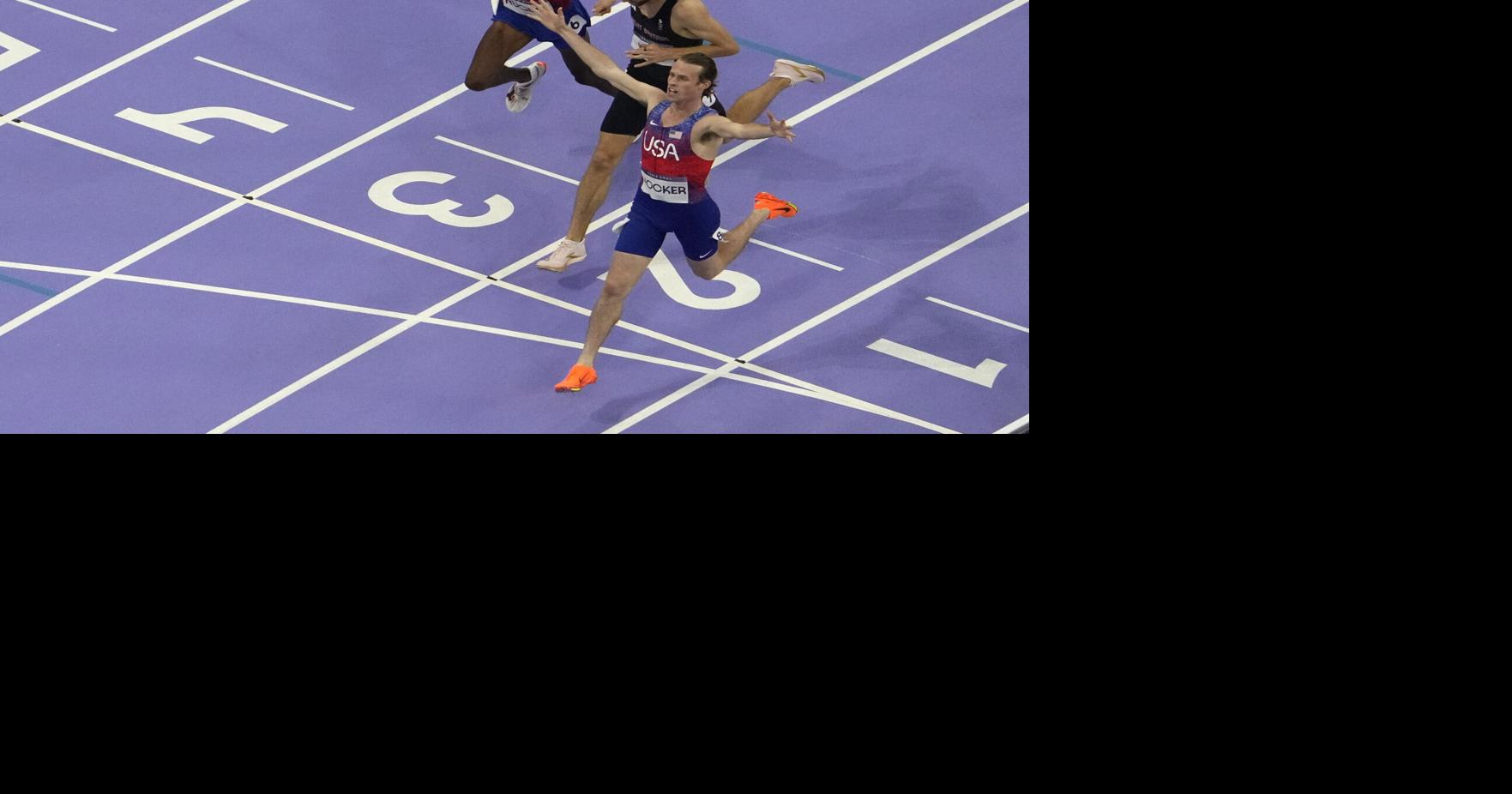 American Cole Hocker pulls Olympic shocker in men's 1,500, leaving Kerr ...