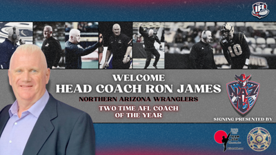 Northern Arizona Wranglers appoint 2-time AFL Coach of the Year Ron ...