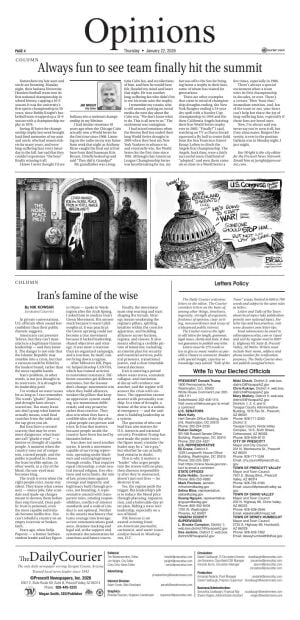 Editorial cartoon (2): Jan. 22, 2026 | Opinion | dcourier.com