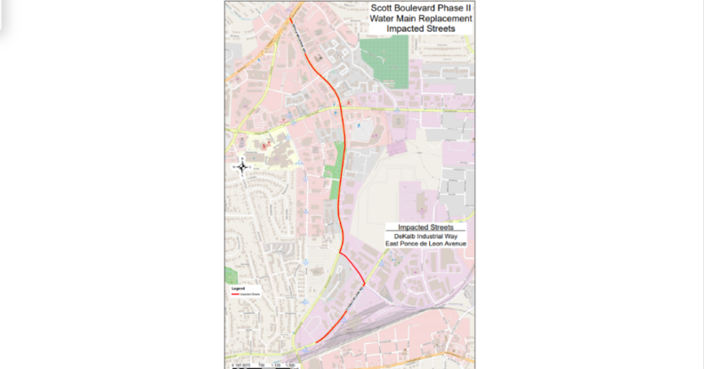 Scott Boulevard water main replacement to continue on DeKalb Industrial ...