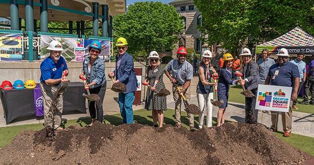 City of Decatur breaks ground on Square renovation | Decatur ...