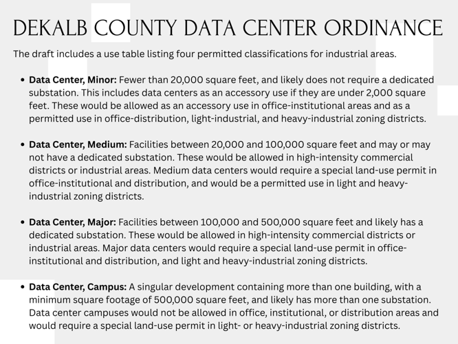 DeKalb Commission defers data center regulations again | DeKalb County ...