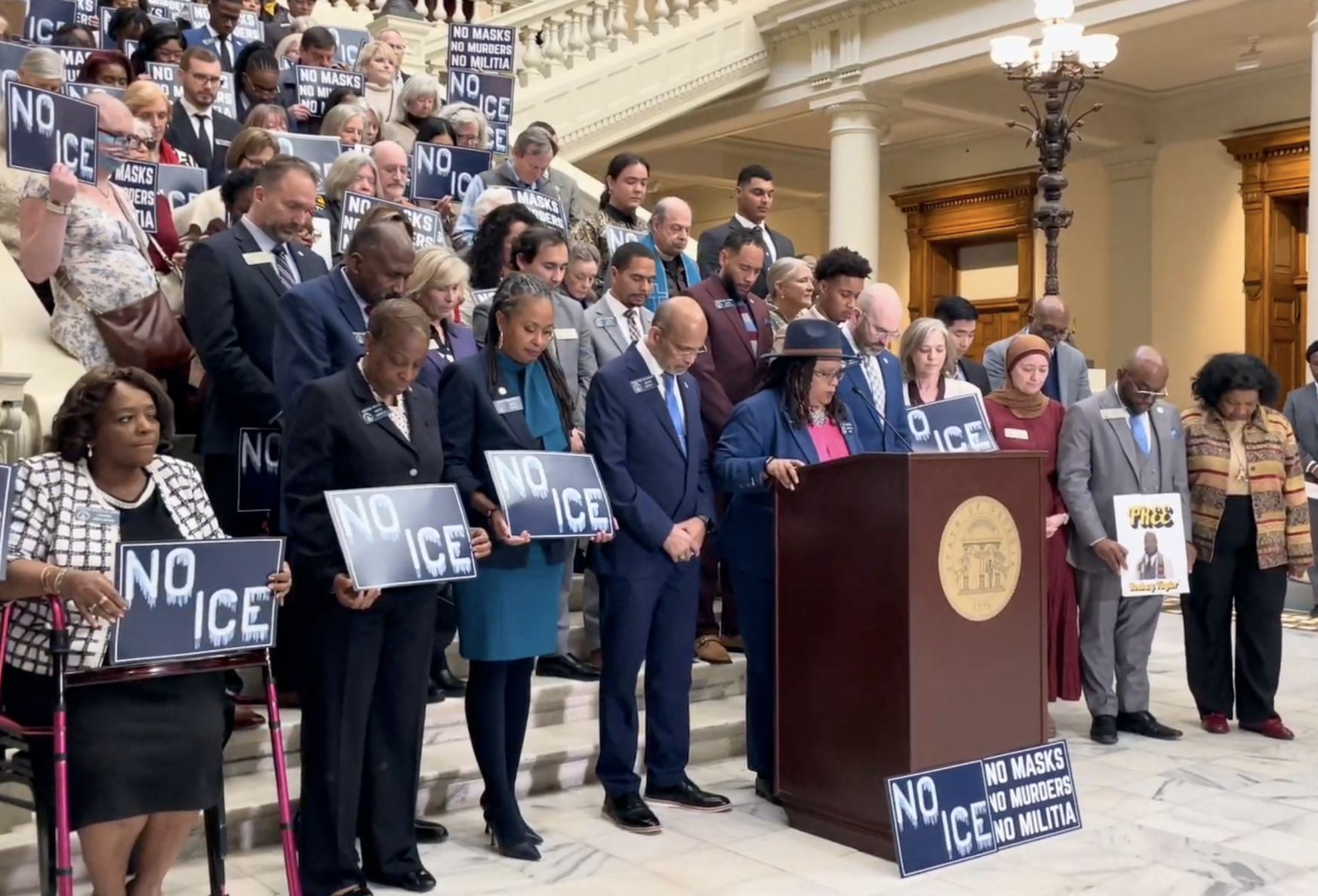 Georgia Senate Democrats say it’s ‘time to unmask ICE’ | Metro Atl ...