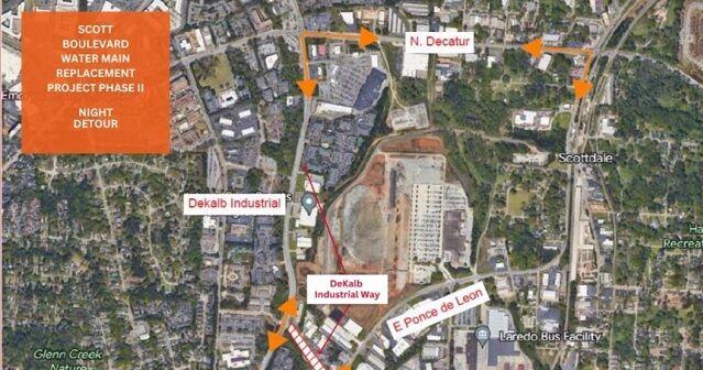 DeKalb County announces nightly closures on DeKalb Industrial Way ...