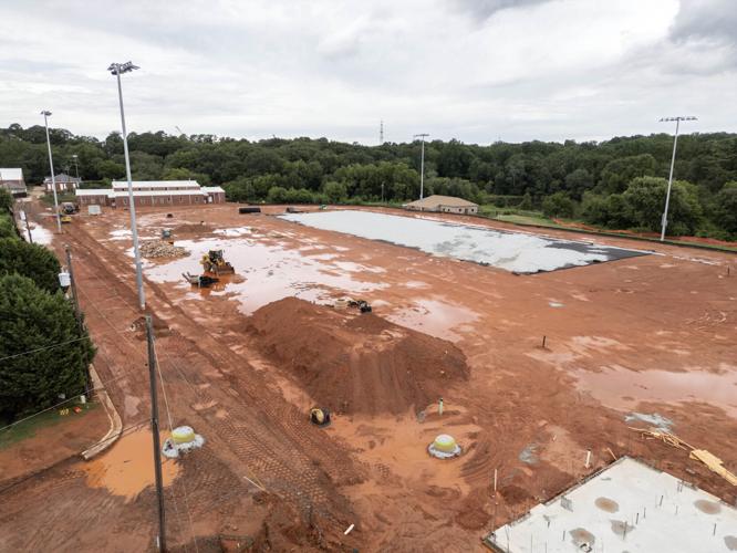 Legacy Park track construction on schedule to be finished in January ...