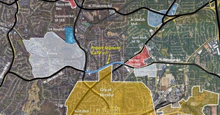 Decatur plans to work with DeKalb on North Decatur Road improvements ...