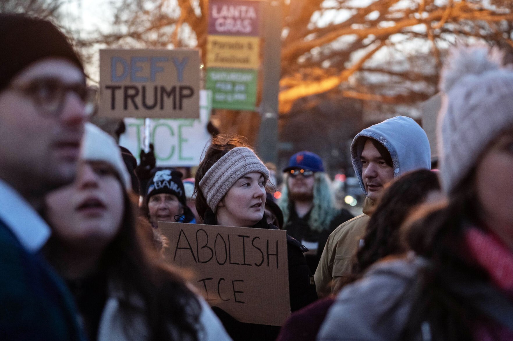 Community gathers in Kirkwood for ‘Stop ICE Terror’ protest | Kirkwood ...