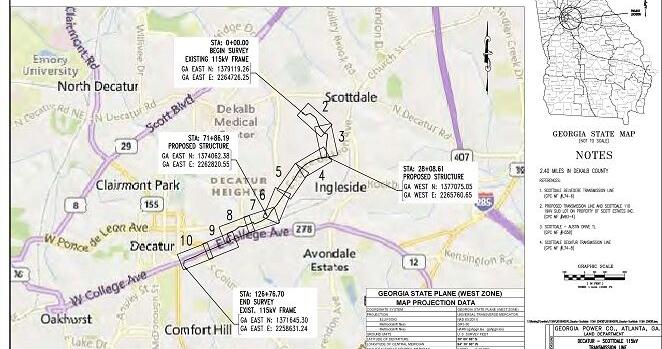 2.4-mile-long Georgia Power transmission line project catches community ...