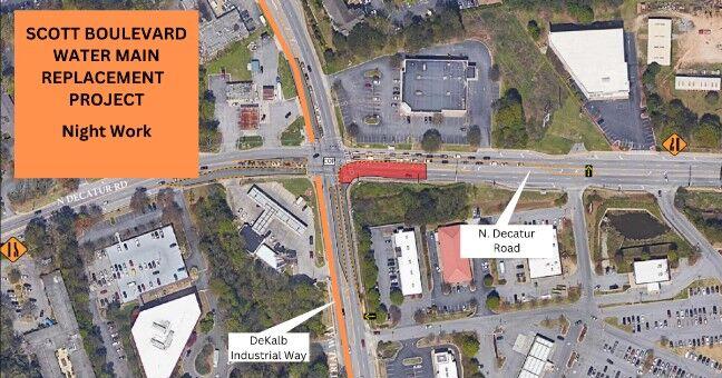 DeKalb plans night work on North Decatur Road starting Feb. 25 ...