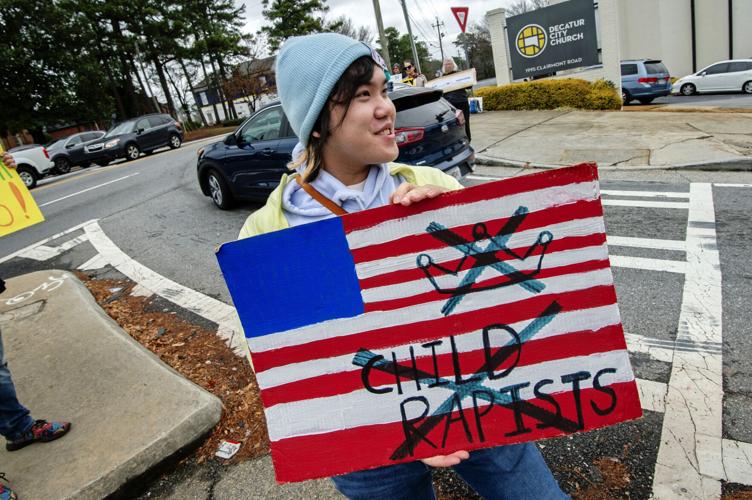 North Decatur Action protests Trump’s invasion of Venezuela | Decatur ...