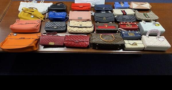 Customs officers seize counterfeit designer handbags destined for ...