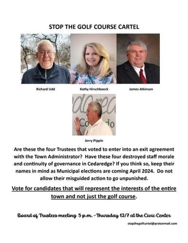 Cedaredge Board of Trustees initiates separation with Town ...