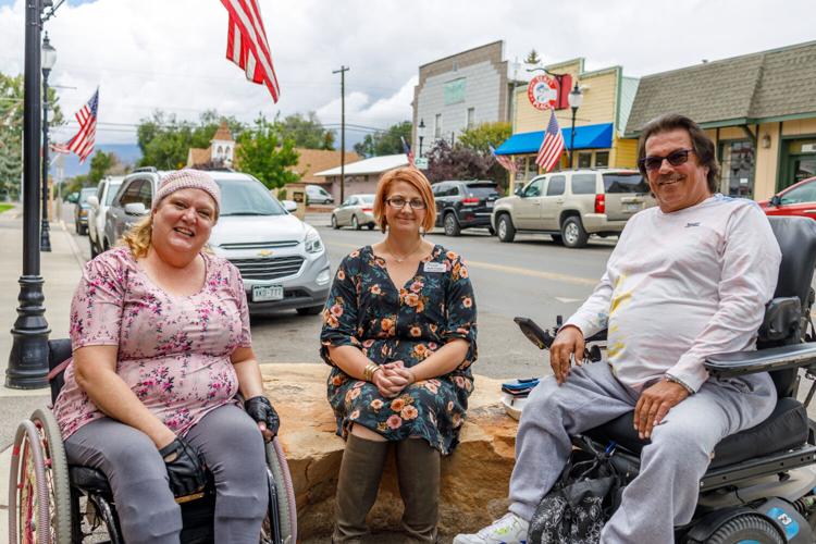 Handicapped advocates take Cedaredge administrator around town in a ...