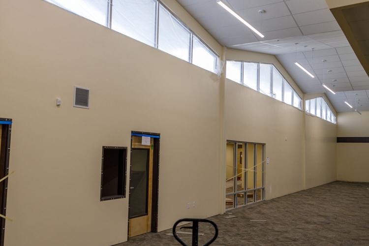 Council members tour the nearly-completed library building | News ...