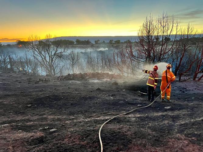 LAWHEAD FIRE: Fire 100% contained; Hotchkiss Fire District monitoring ...