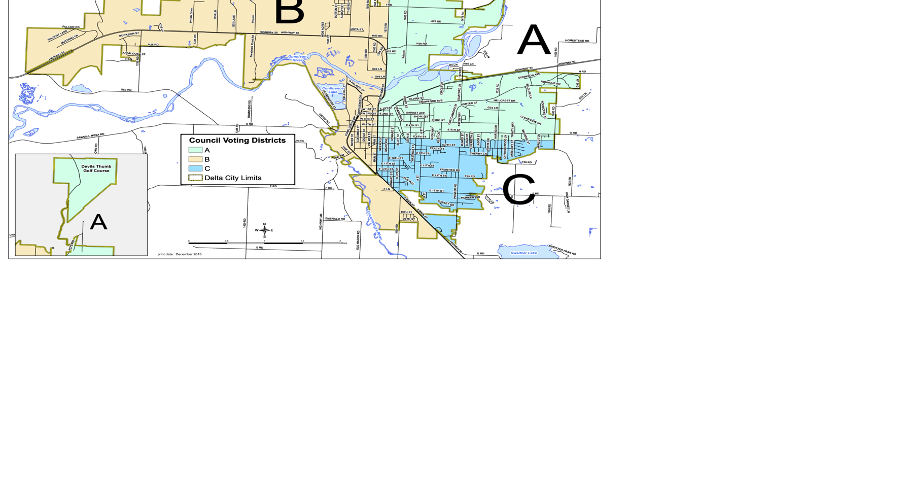 City of Delta Council Districts | | deltacountyindependent.com