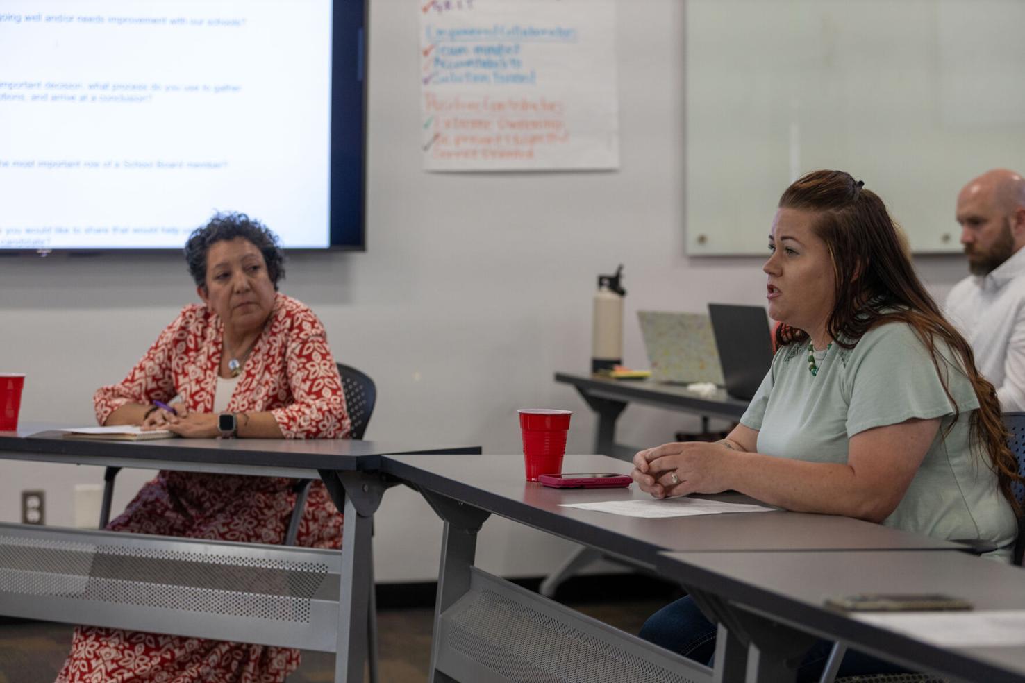 School board applicants share their positions; one to be appointed on ...