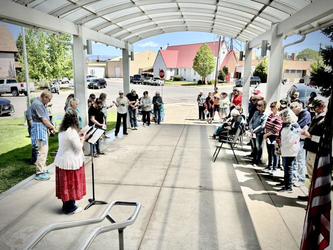 A Day of Prayer: Delta Countians gather in front of the courthouse ...