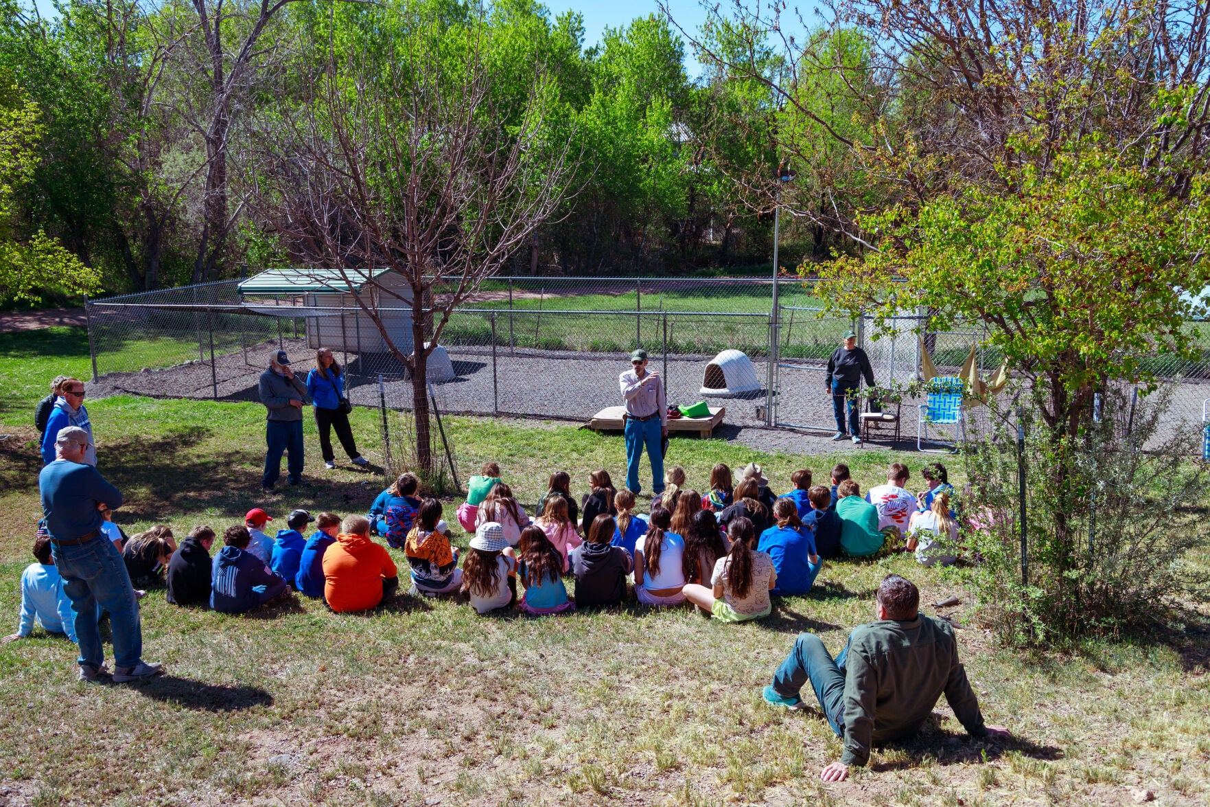 Students plant trees for dogs; Cedaredge fifth grade class helps ...