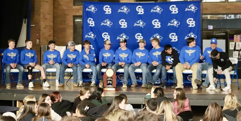 Cedaredge High School wrestlers celebrate monumental victory ...