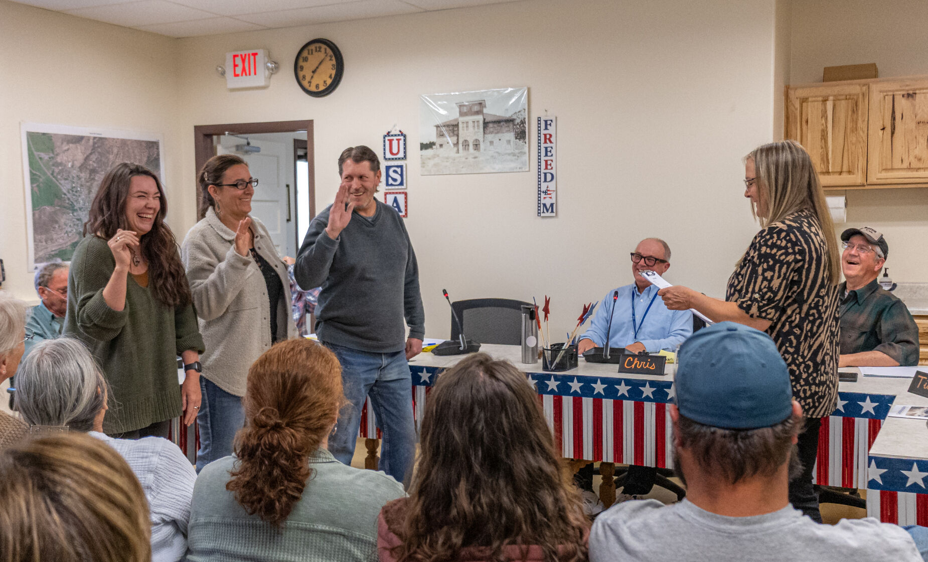New trustee sworn in, Crook ends tenure at Crawford Town Hall | News ...