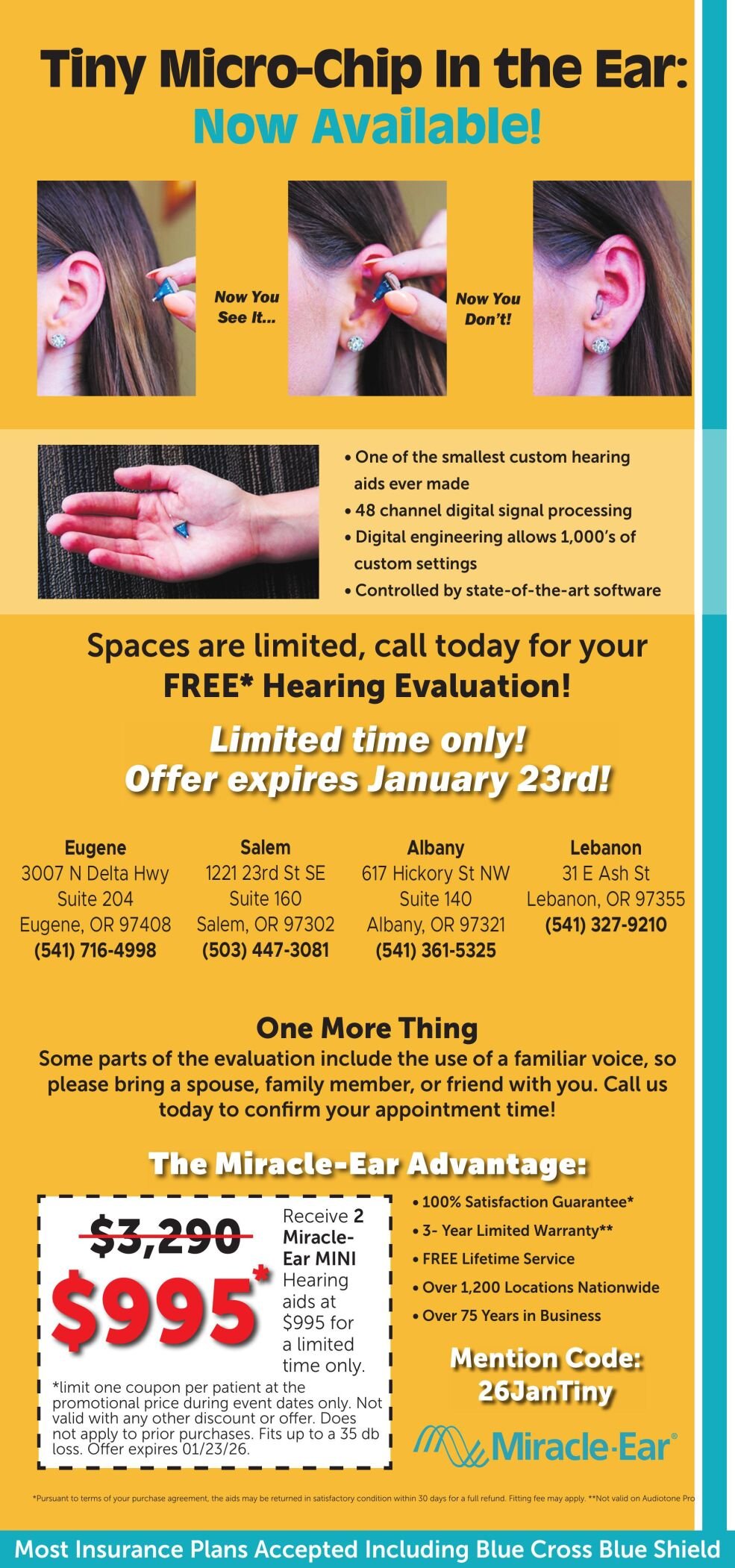 Health Services - Miracle Ear - Ad from 2026-01-17