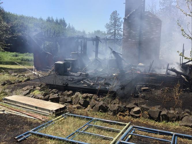 Jefferson home under renovation totaled in fire