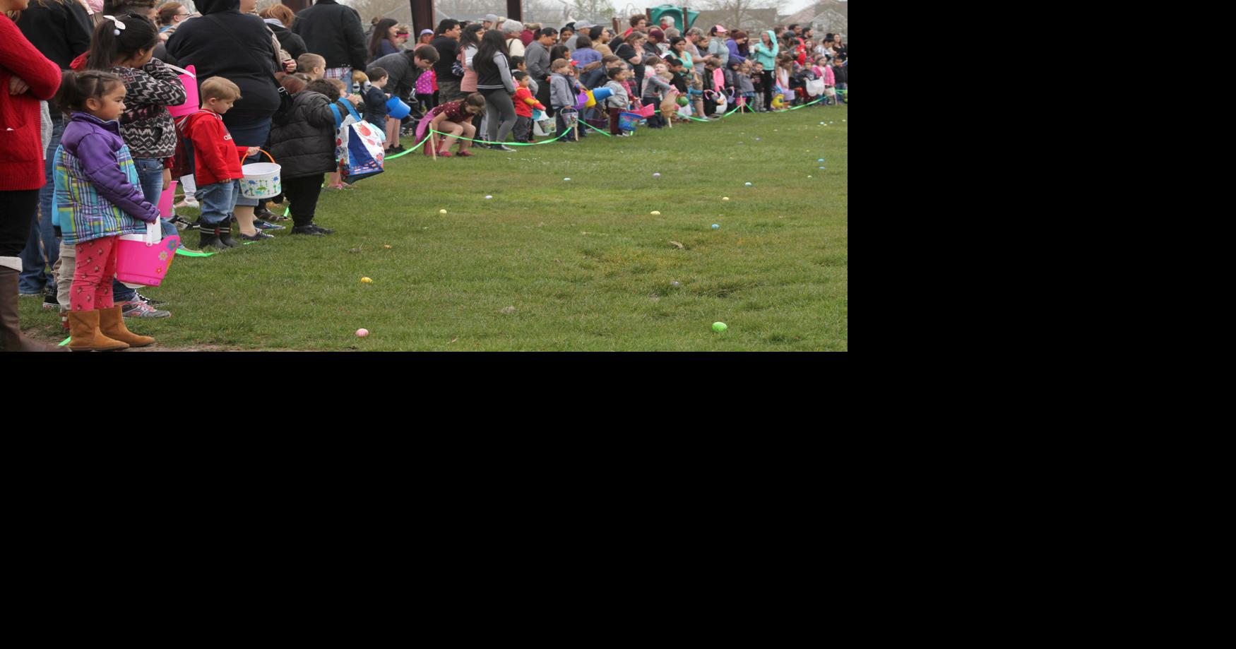 For the thrill of the hunt: Mid-valley children race to collect eggs in ...