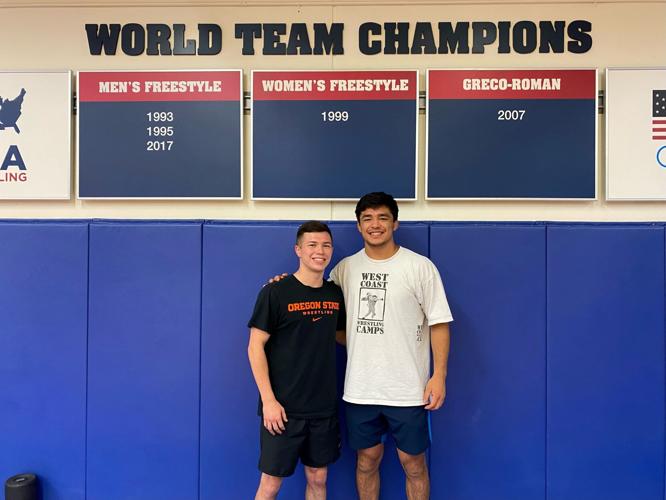OSU wrestling: National team camp raises expectations for Kaylor, Munoz