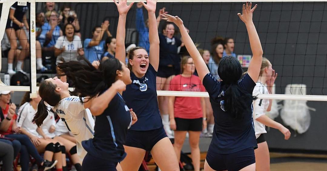 Prep volleyball: Spartans hold on to down RedHawks