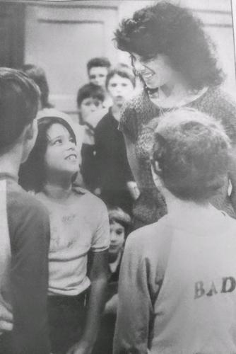 November 8, 1984: Astronauts fascinate students