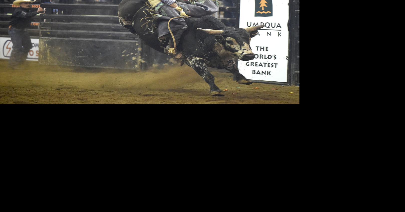 The thrill of eight seconds: Bull riders dazzle at Hoof 'n Holler